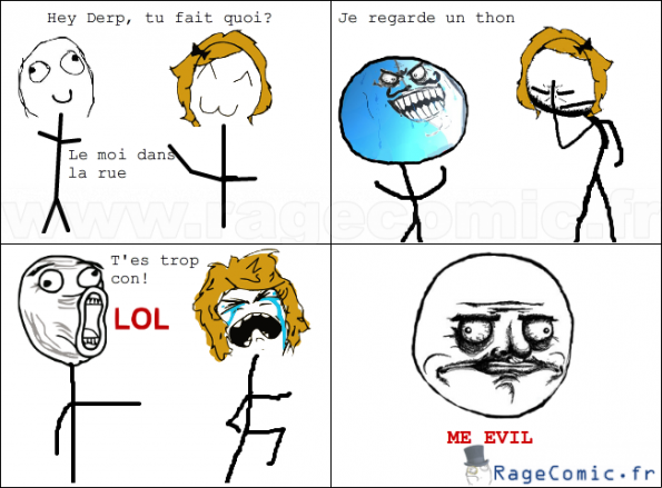 Evil - Me gusta - Rage Comics Francais, Troll face
